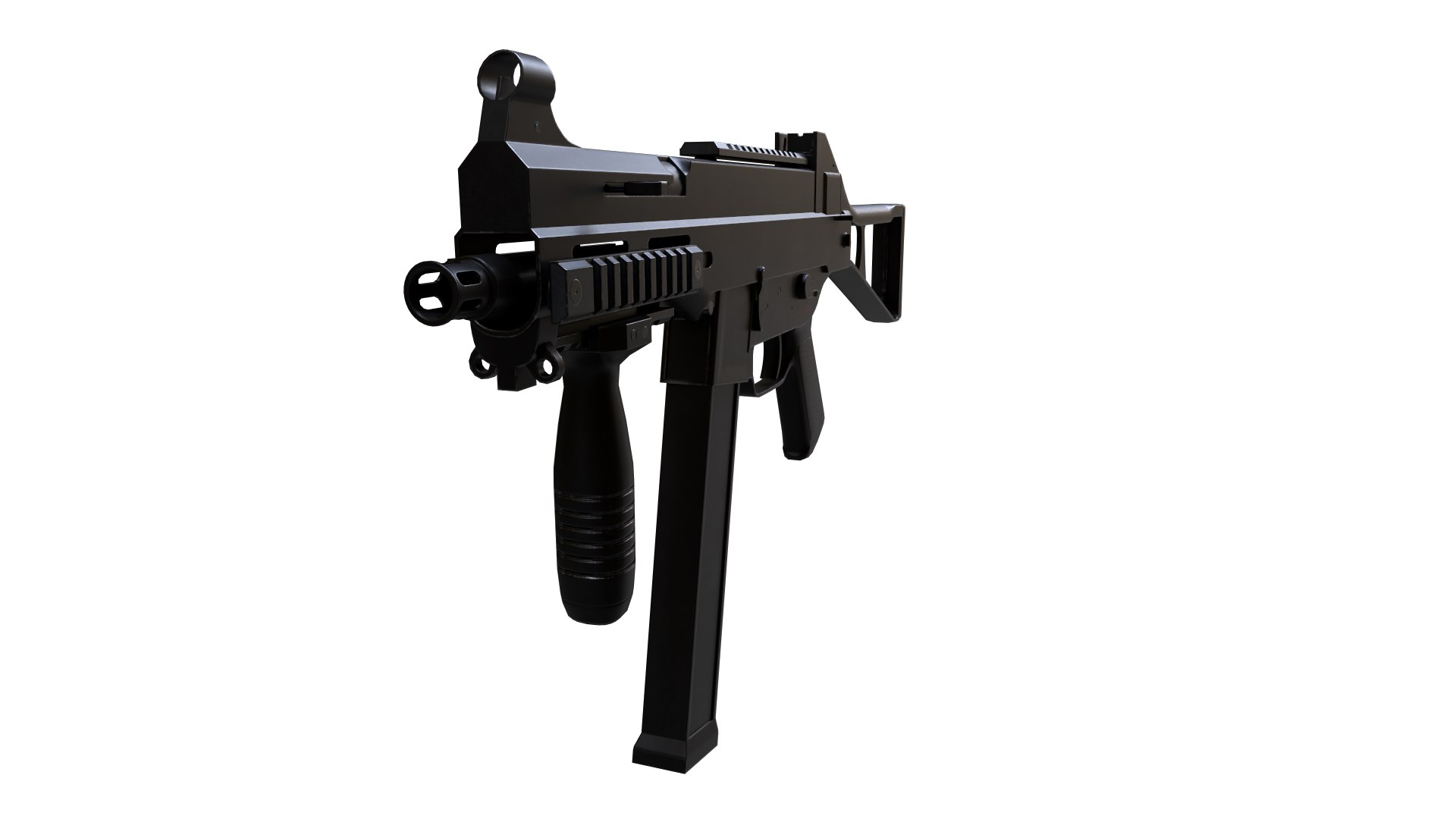 UMP45 Submachine Gun 3D Model - TurboSquid 2031464