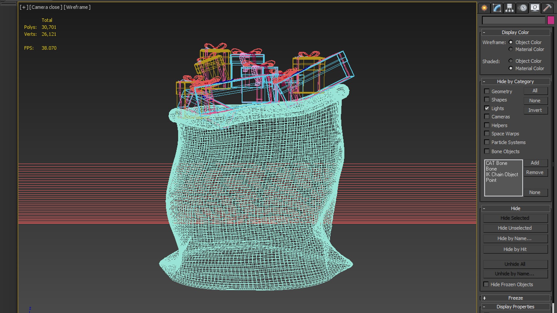 Santa S Bag 3d Model