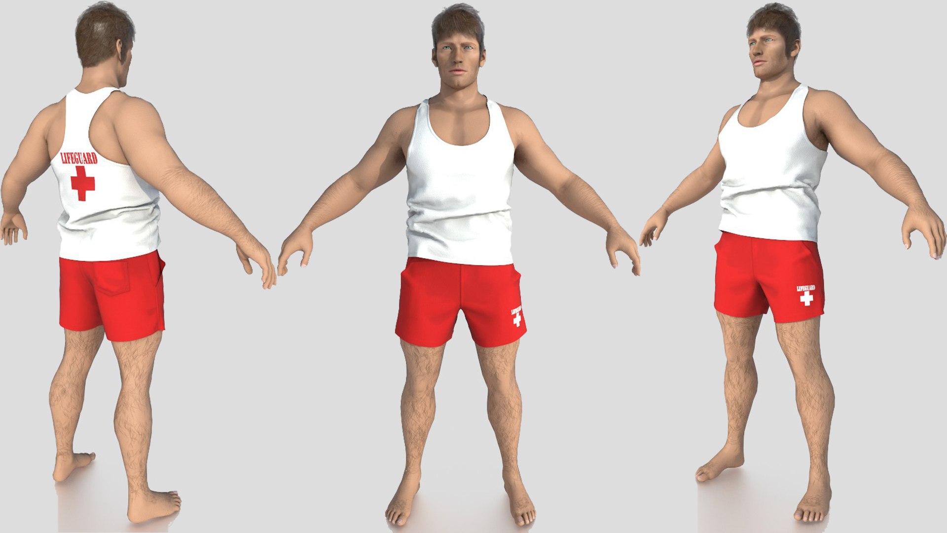 3D LIFEGUARD Model - TurboSquid 2156419