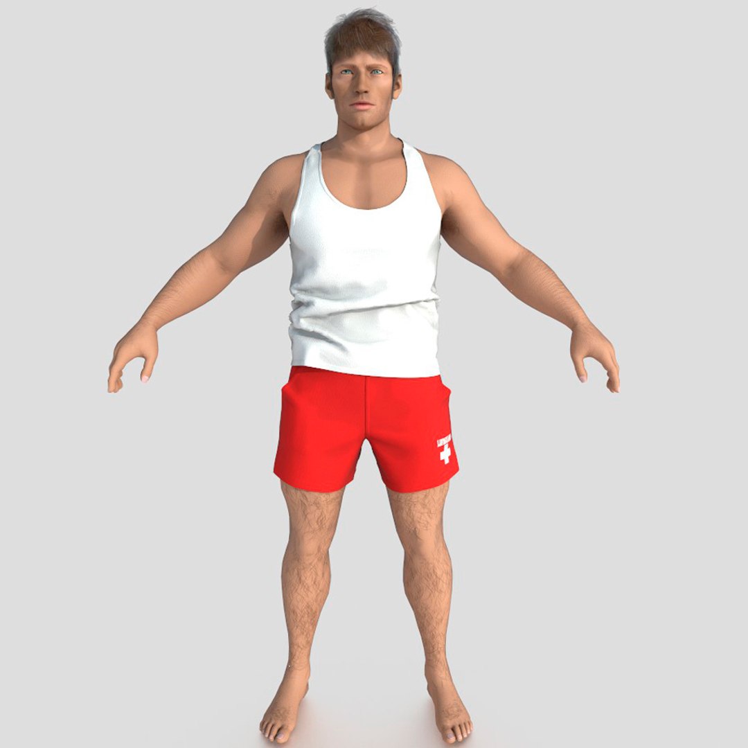 3D LIFEGUARD Model - TurboSquid 2156419