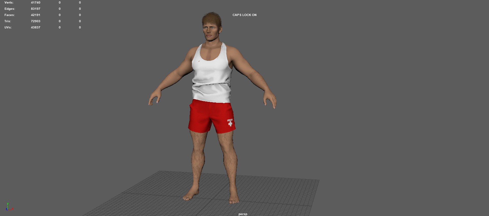 3D LIFEGUARD Model - TurboSquid 2156419