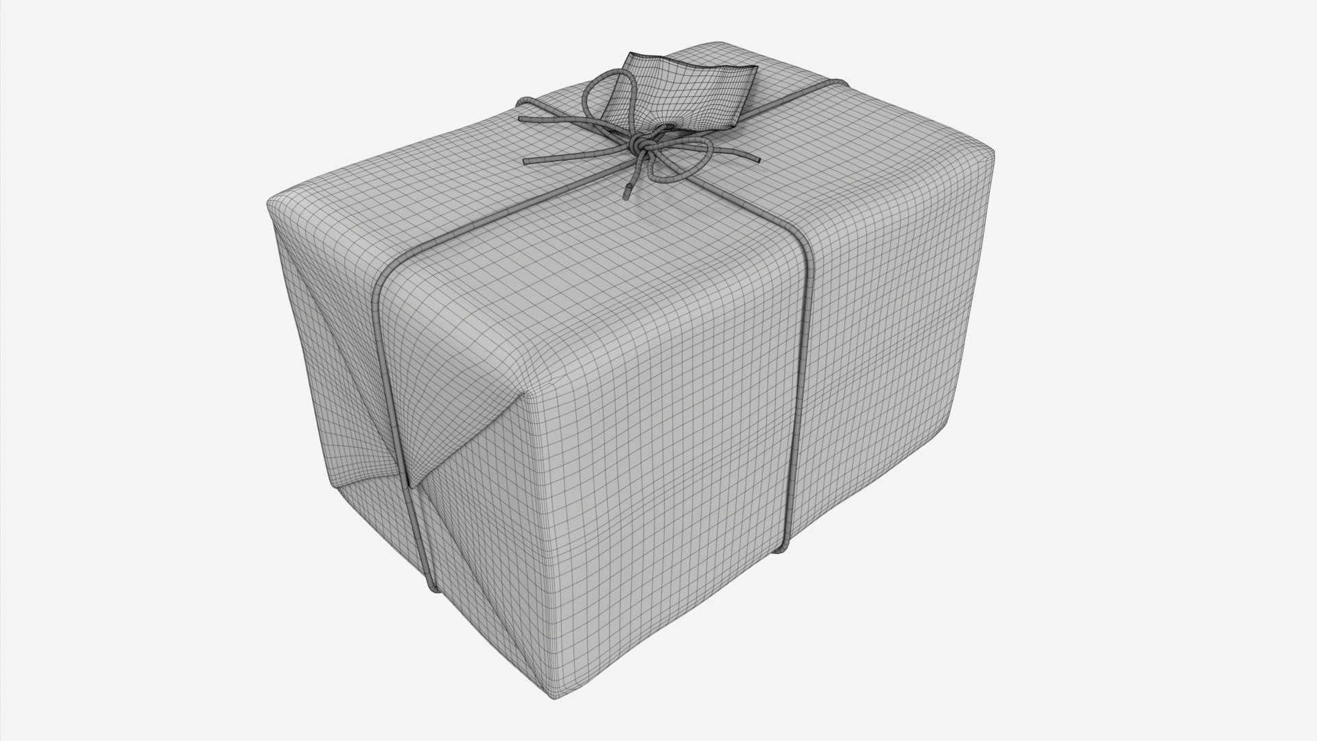 3D Model Parcel Wrapped In Kraft Paper - TurboSquid 1920980