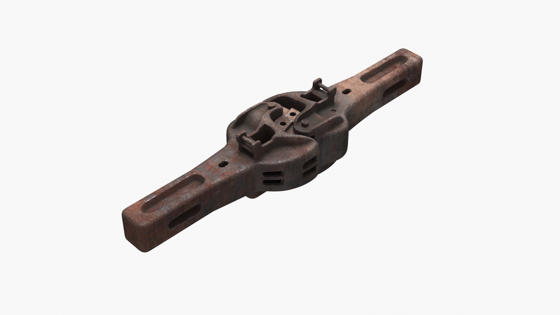 3D Janney Coupler Old Rusty - TurboSquid 2307842