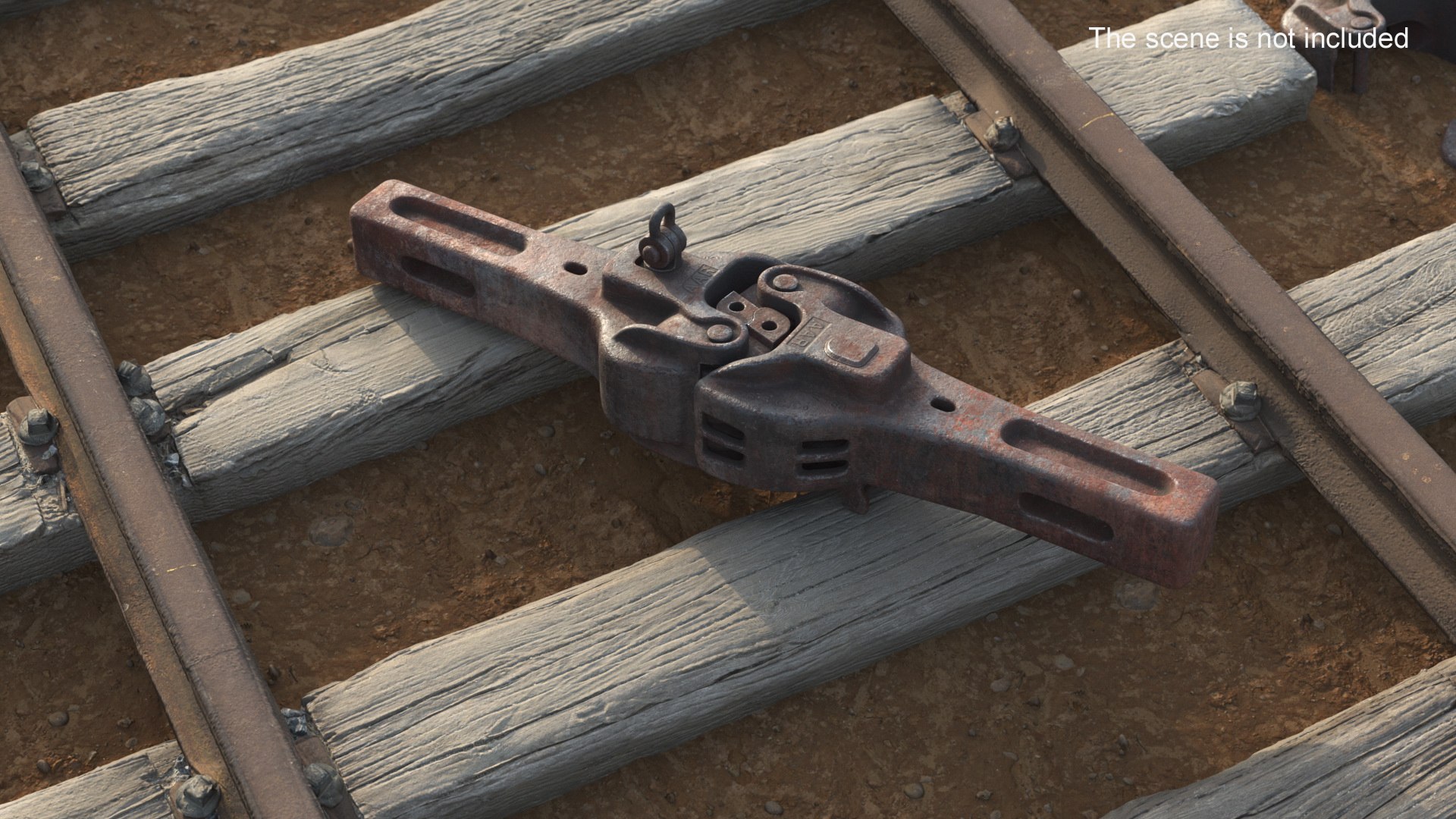 3D Janney Coupler Old Rusty - TurboSquid 2307842