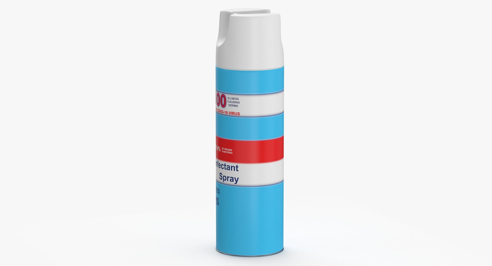 3D Disinfectant Spray 01 Blank And Generic Label Model - TurboSquid 2015172