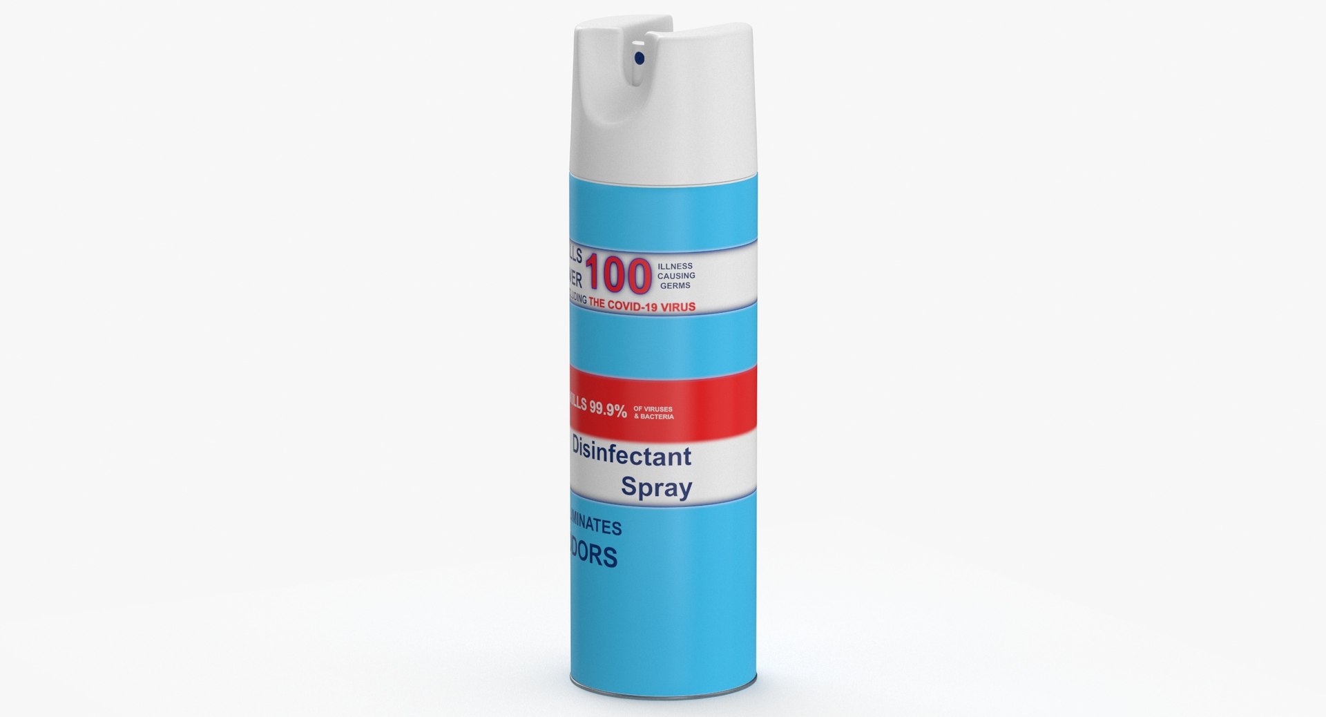 3D Disinfectant Spray 01 Blank And Generic Label Model - TurboSquid 2015172