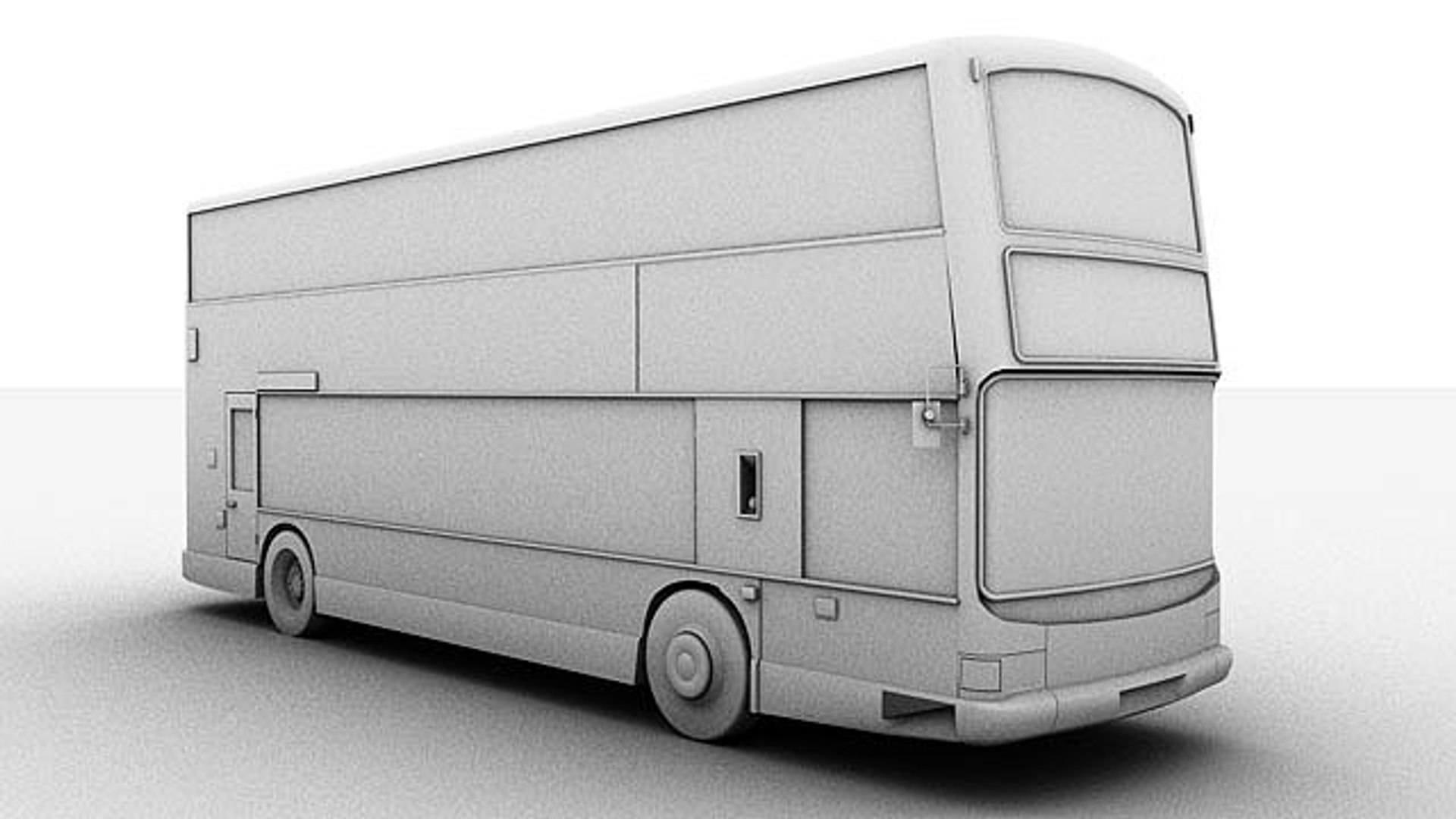 Double Decker Bus 3d C4d
