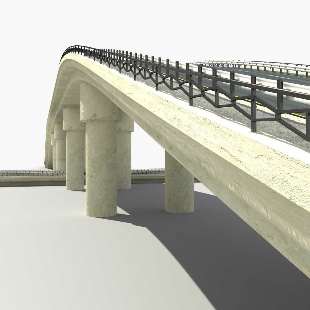 road bridge 3d max