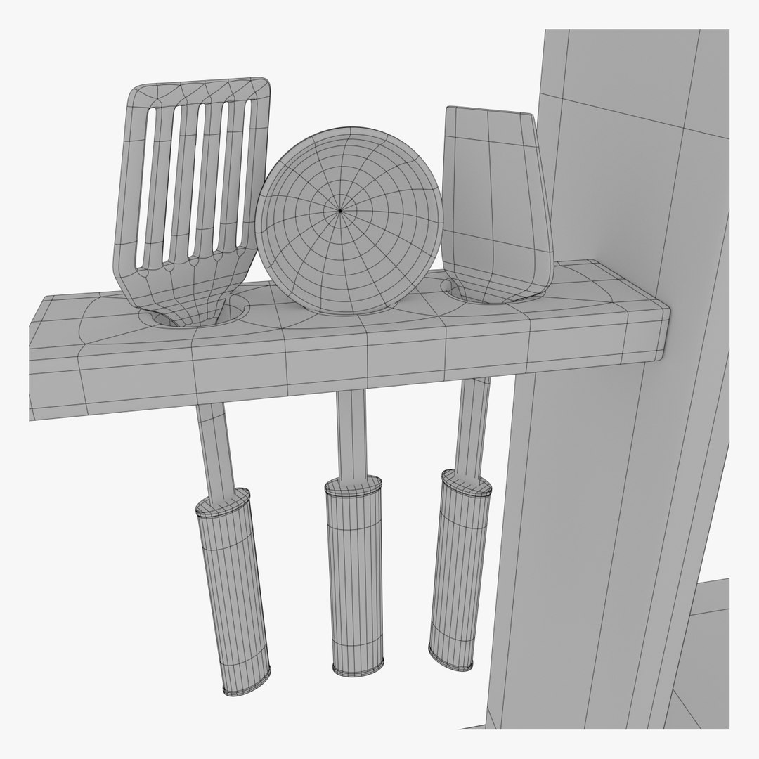 3d model toy kitchen