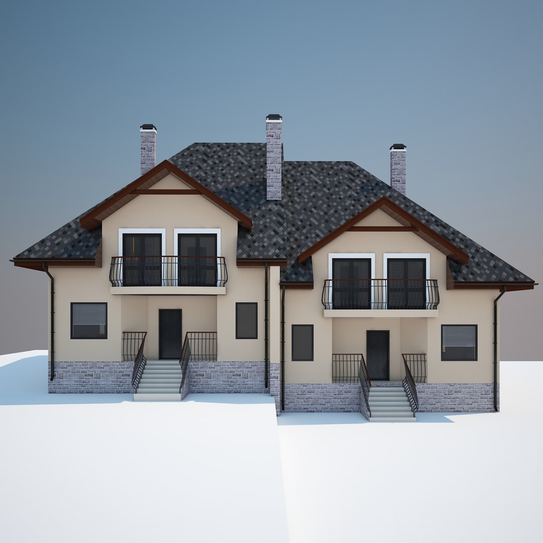 house home 3d obj