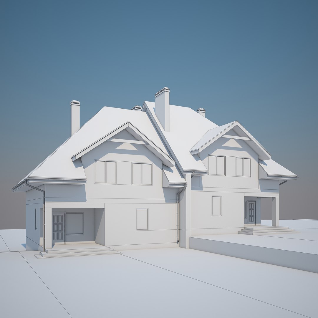 house home 3d obj