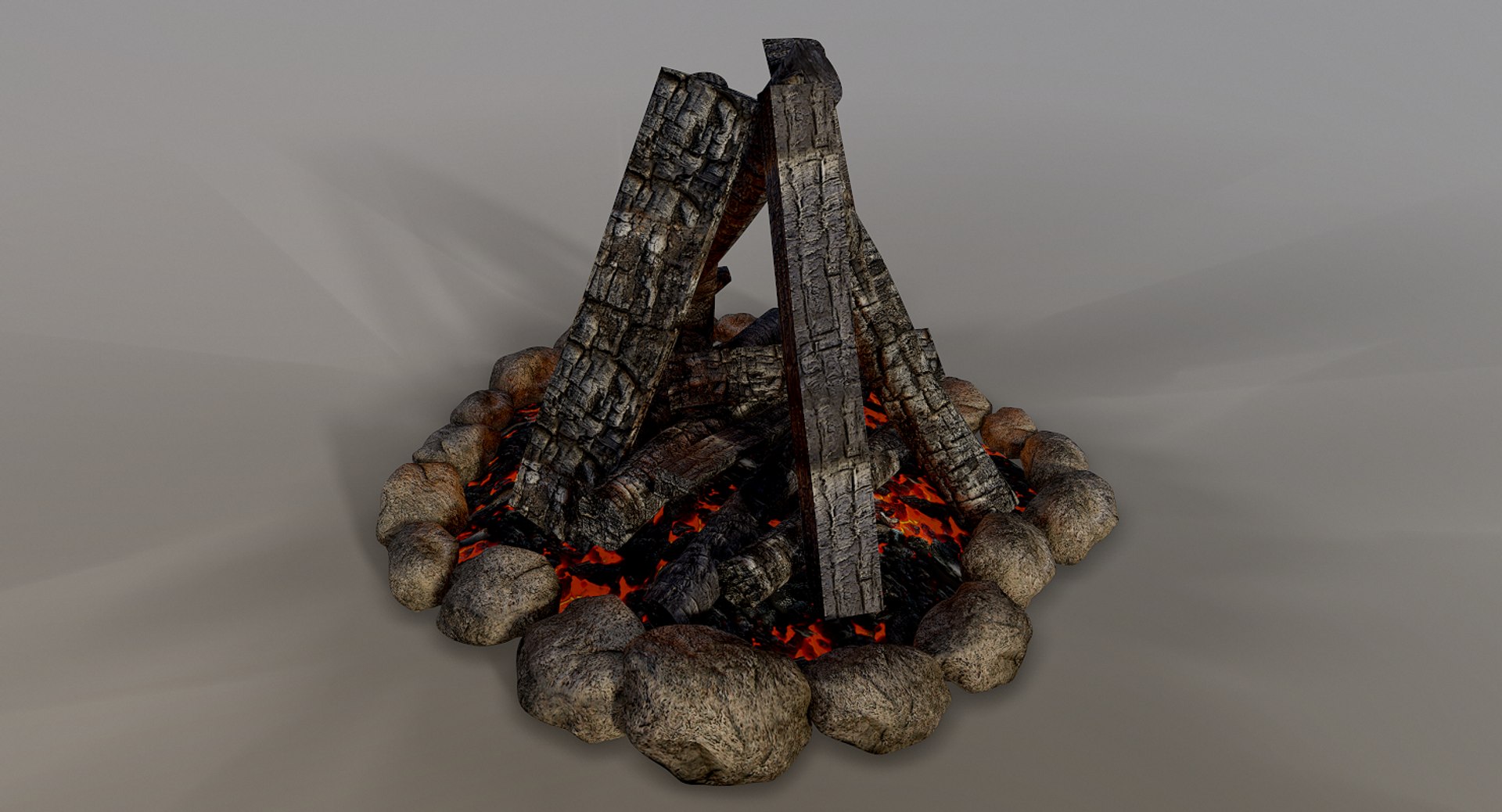 3D model campfire ready games - TurboSquid 1337795