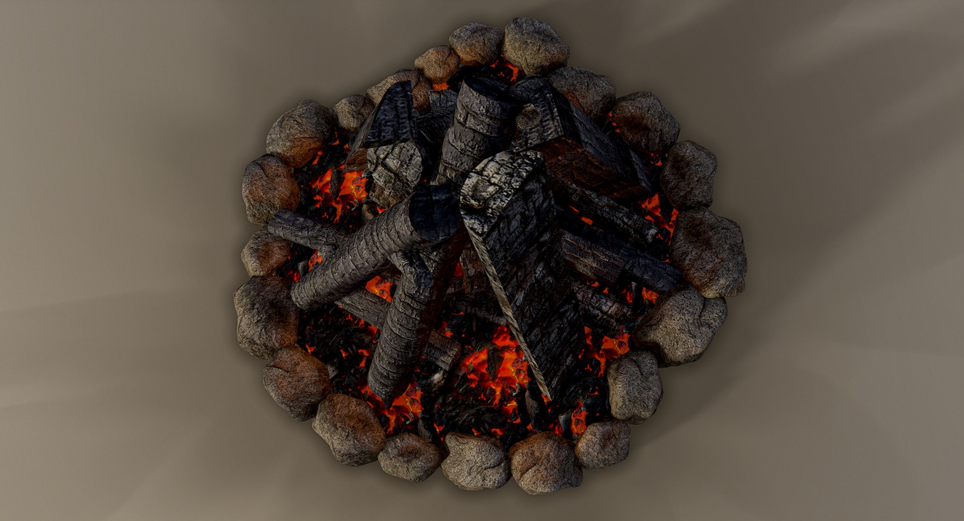3D model campfire ready games - TurboSquid 1337795