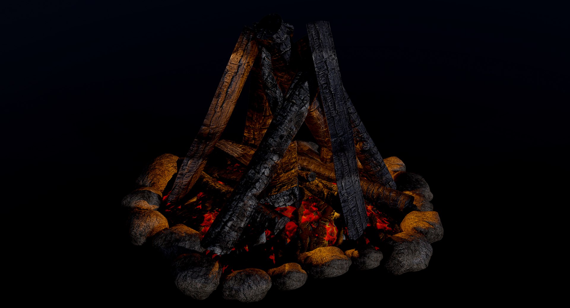 3D model campfire ready games - TurboSquid 1337795