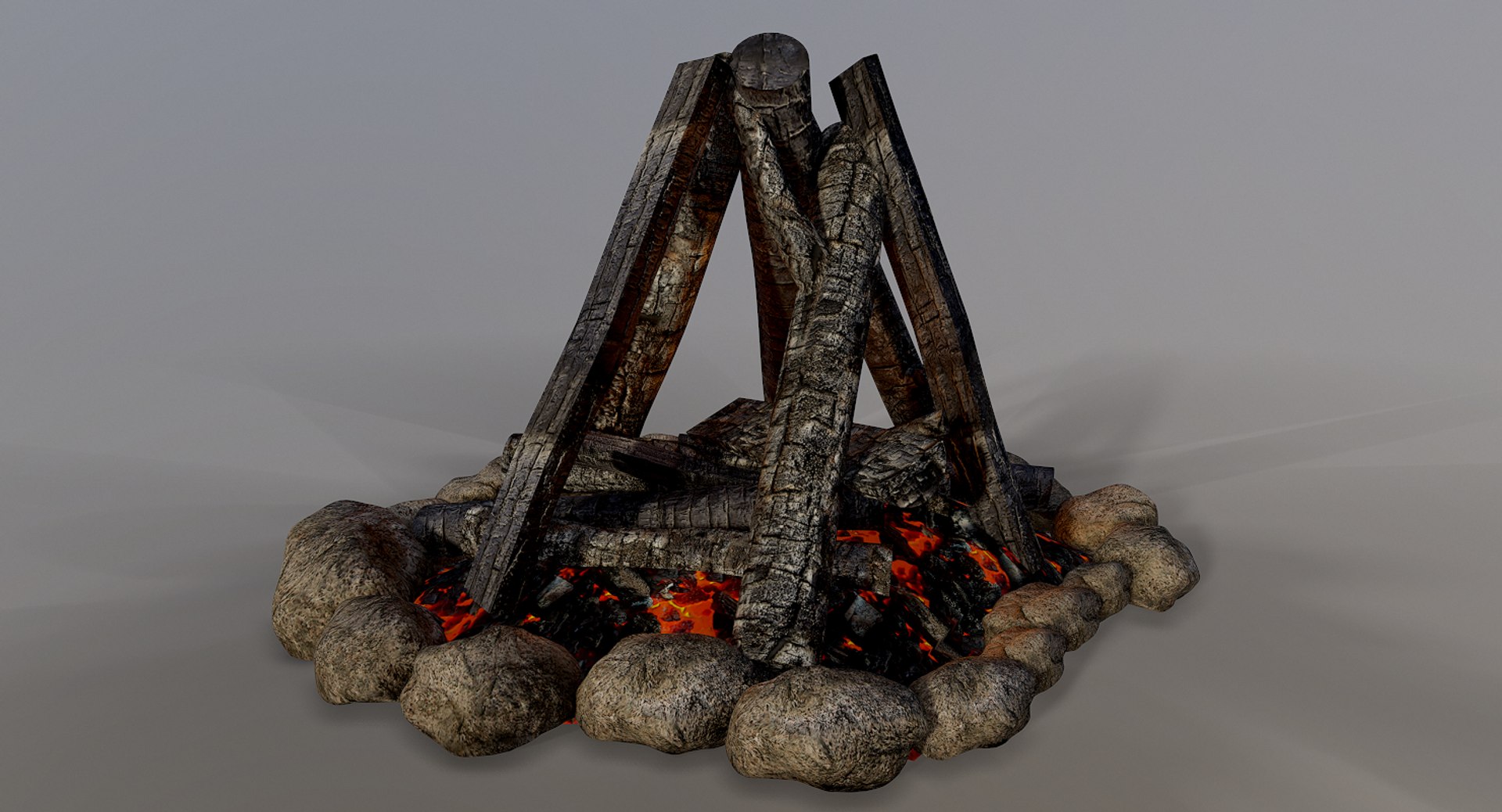 3D model campfire ready games - TurboSquid 1337795