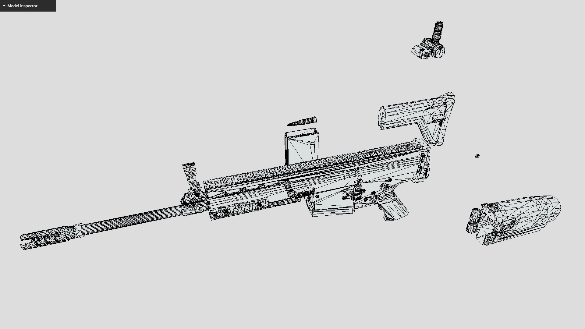 FN Scar L AAA Game Ready PBR Low-poly 3D Model Model - TurboSquid 2003967