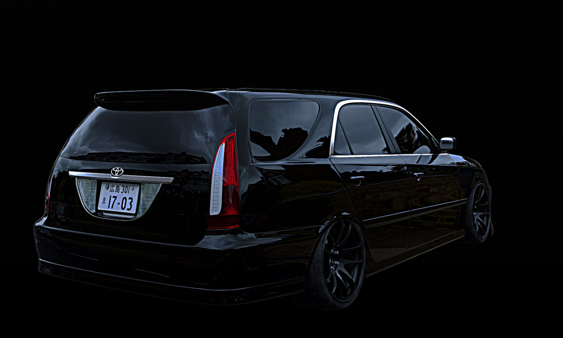 3D Toyota Mark2 Blit Model - TurboSquid 2233968