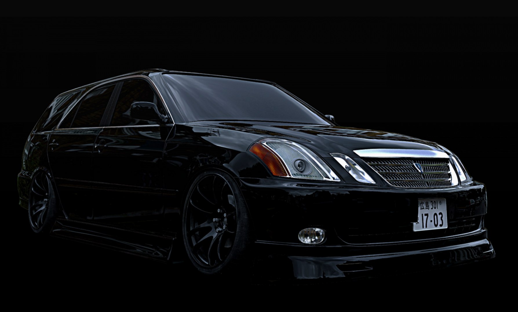 3D Toyota Mark2 Blit Model - TurboSquid 2233968