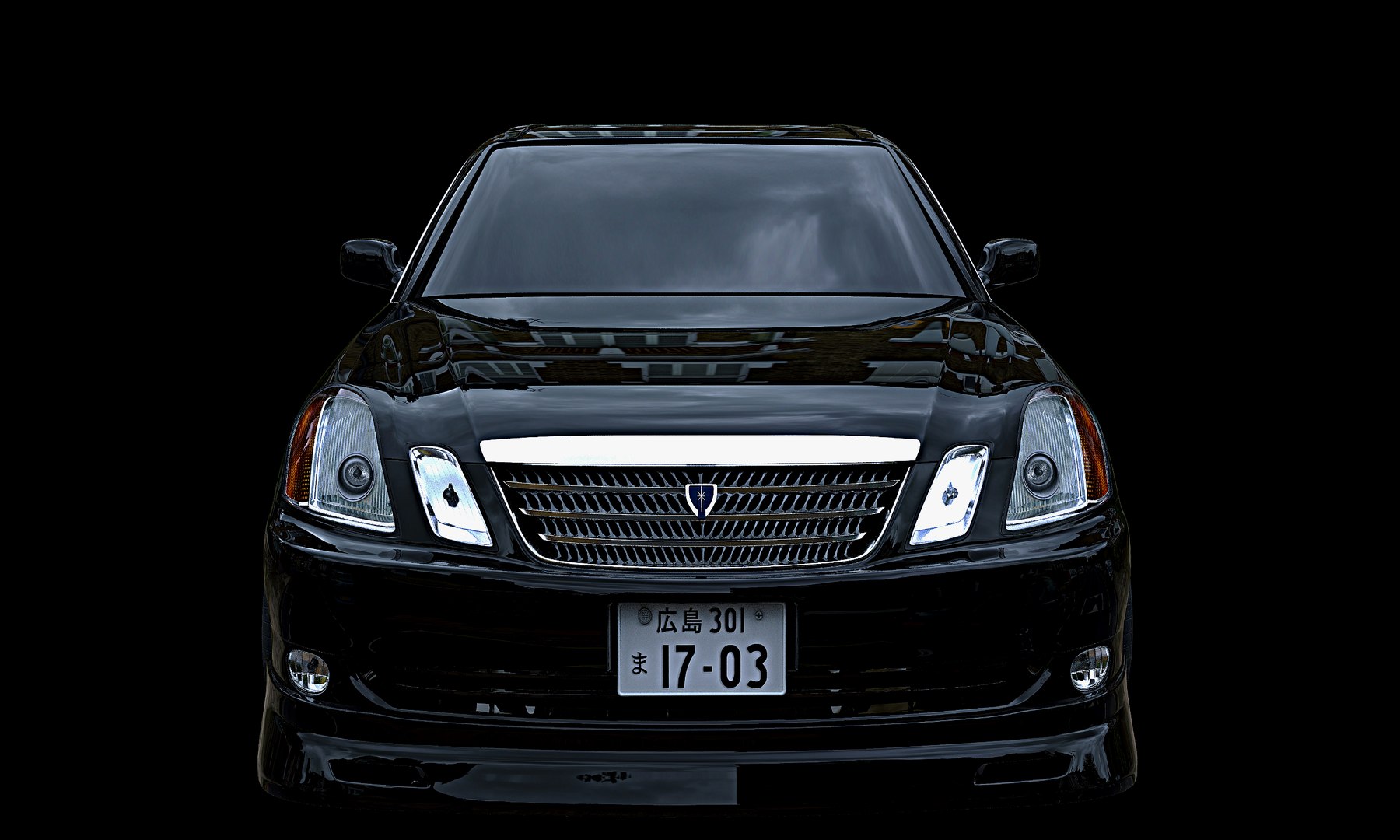 3D Toyota Mark2 Blit Model - TurboSquid 2233968