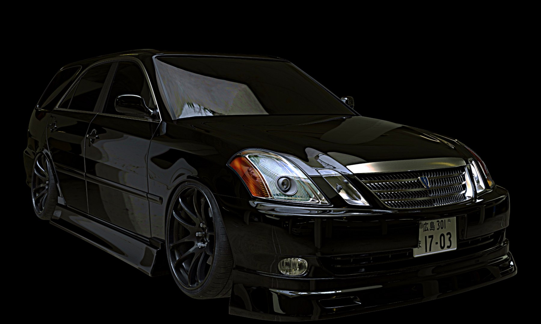 3D Toyota Mark2 Blit Model - TurboSquid 2233968