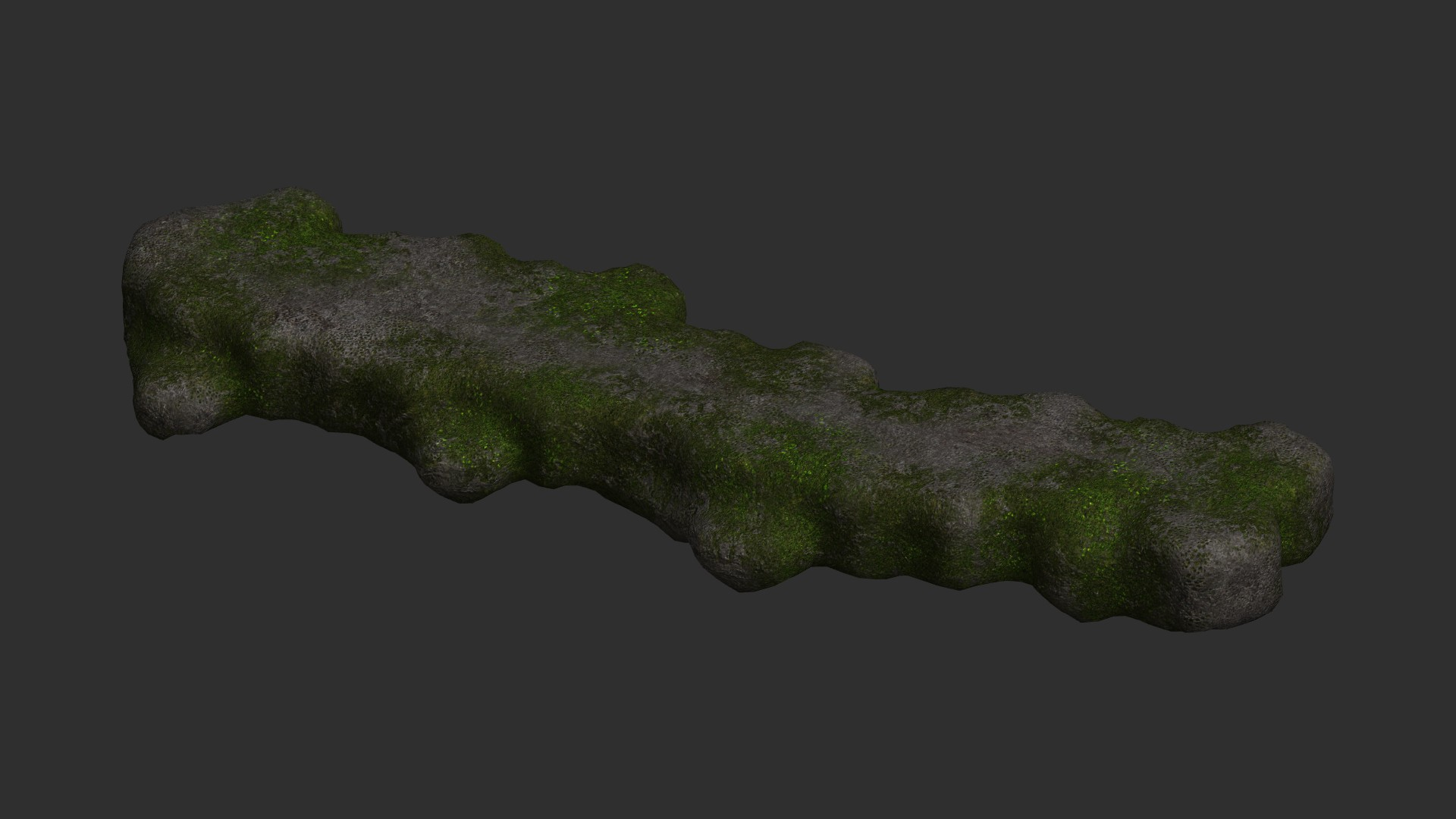 3D Rock Walkway 1 - Moss 1 - TurboSquid 2068427