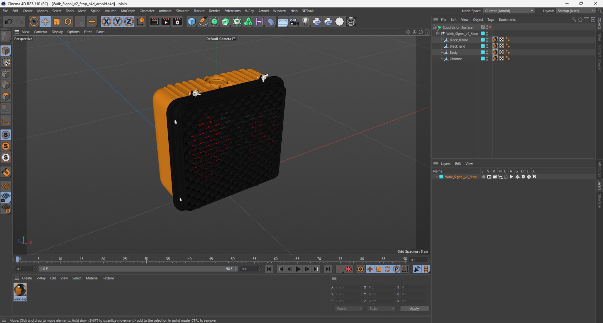 3D Walk Signal V2 Stop Model - TurboSquid 2264791