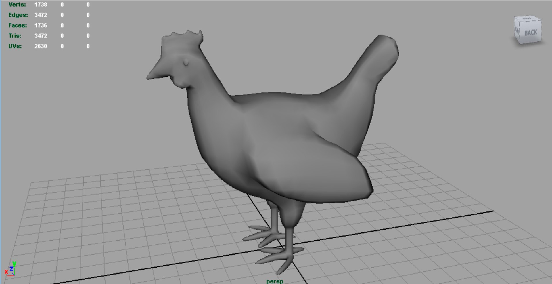 Chiken 3D model - TurboSquid 1174288