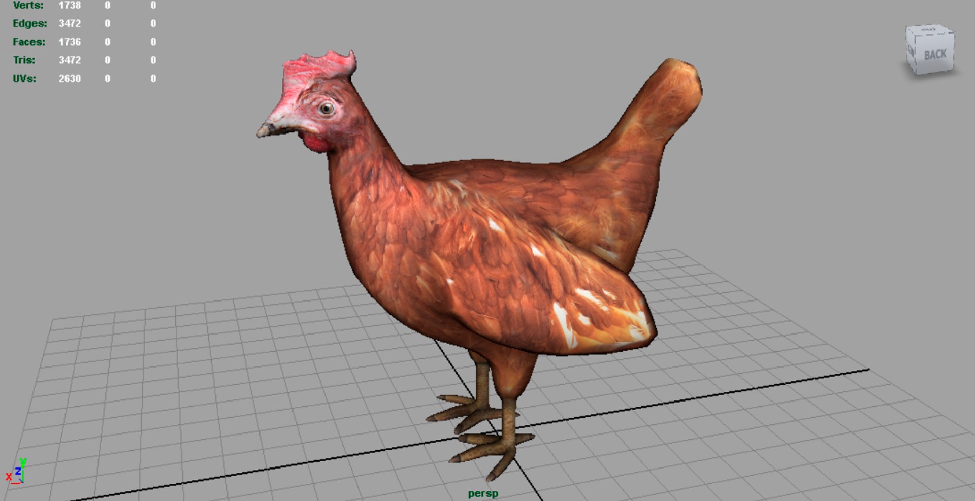 Chiken 3D model - TurboSquid 1174288