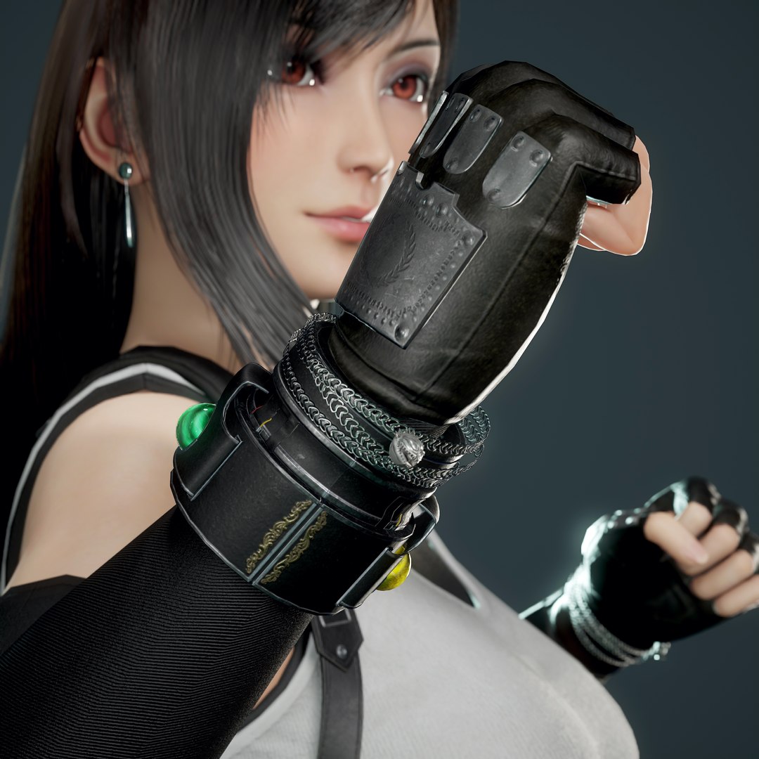 3D Tifa Lockhart - Ready - TurboSquid 1445211