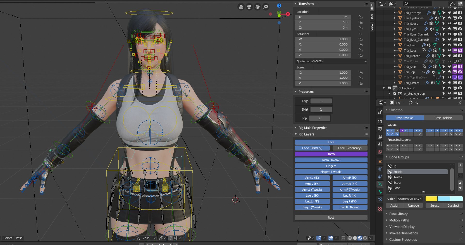 3D Tifa Lockhart - Ready - TurboSquid 1445211