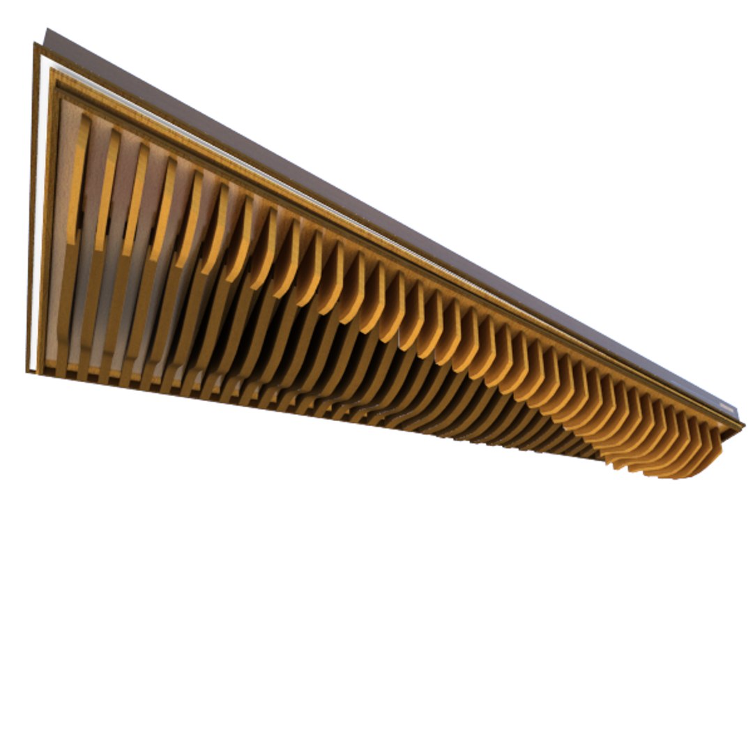 Wave Ceiling Element 3d Max