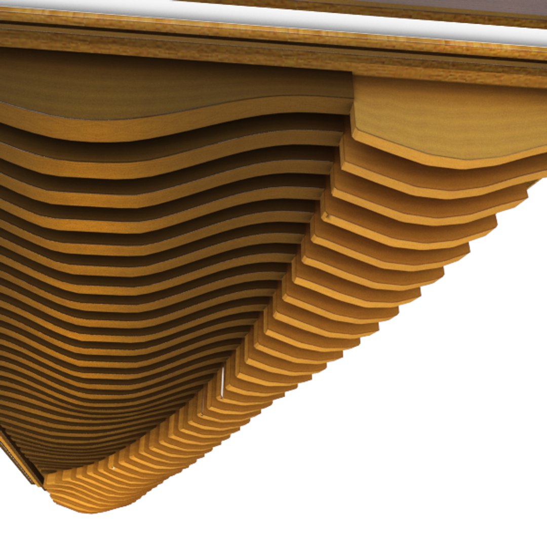 Wave Ceiling Element 3d Max