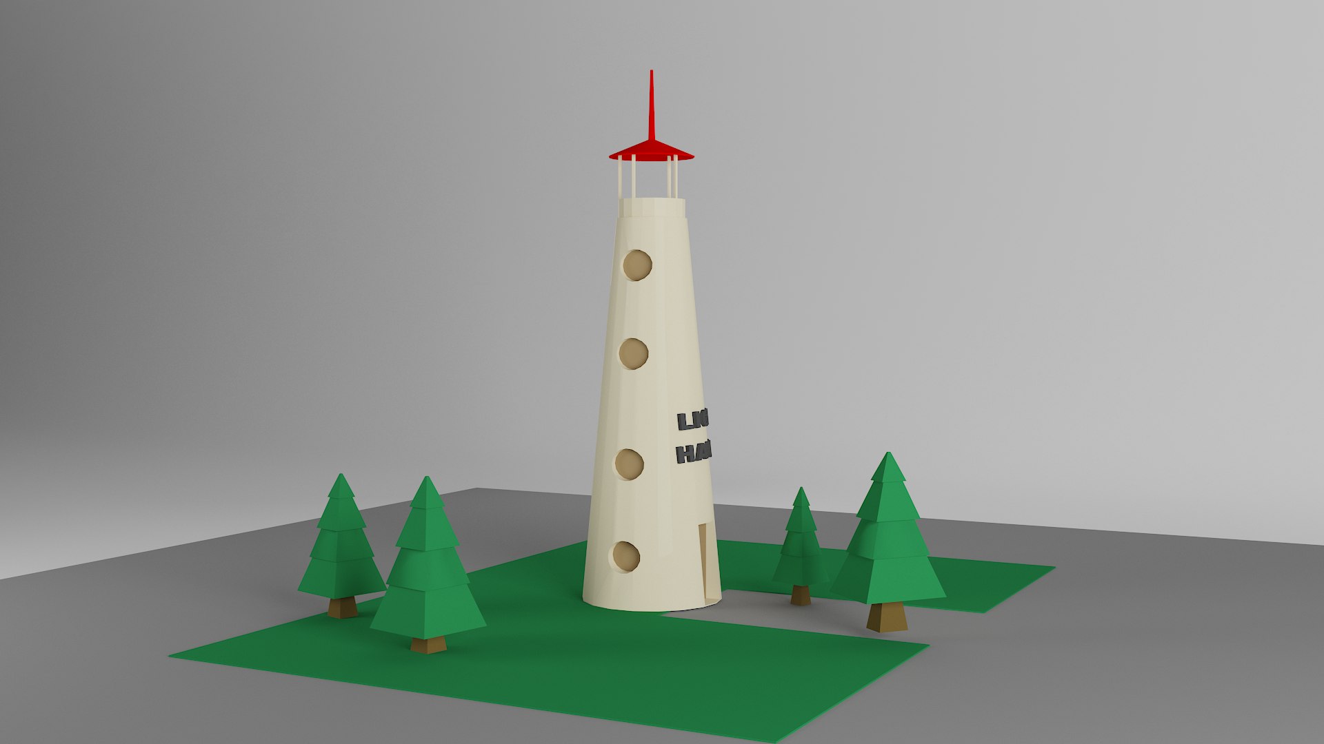 LOW POLY LIGHT HAUSE 3D Model - TurboSquid 1948911