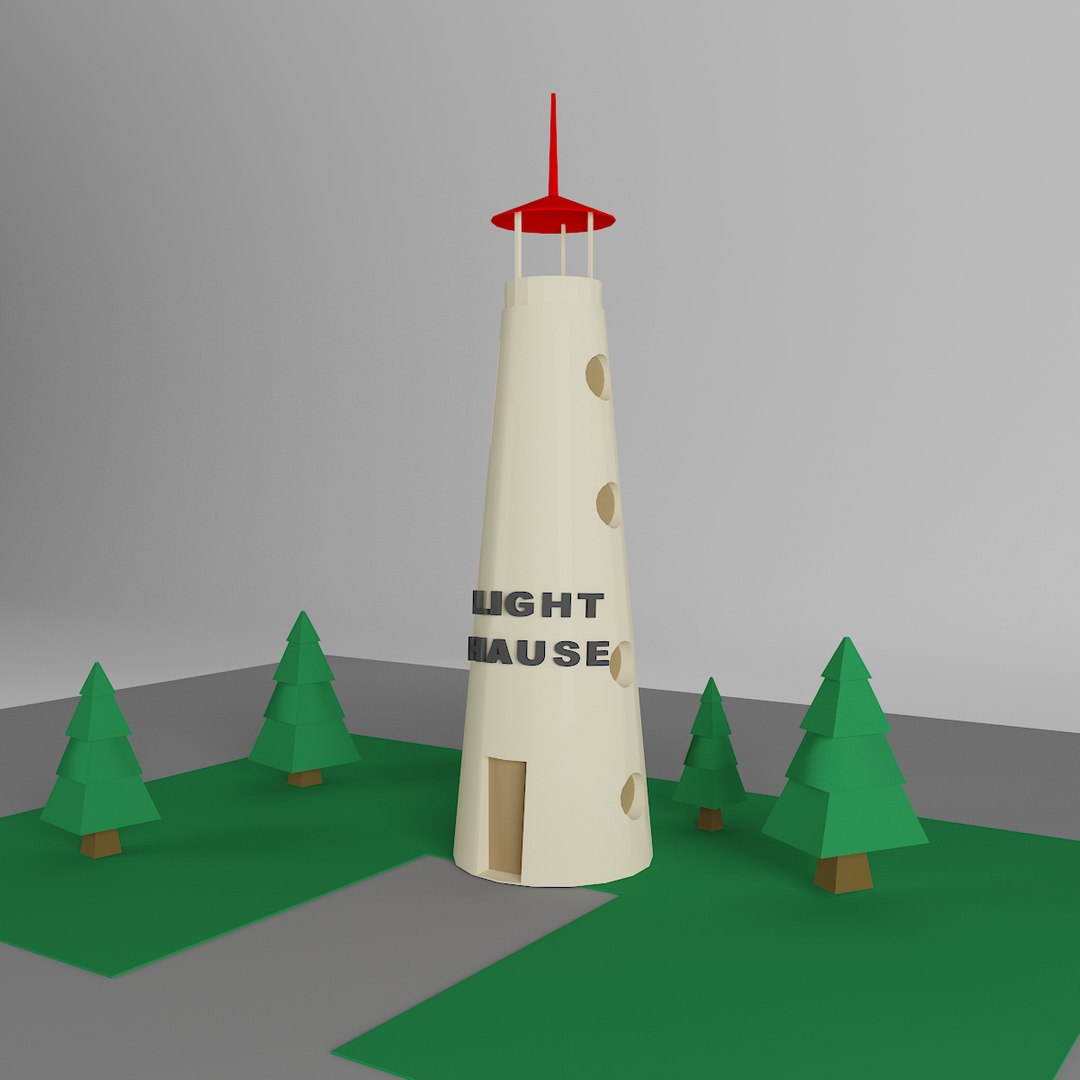 LOW POLY LIGHT HAUSE 3D Model - TurboSquid 1948911