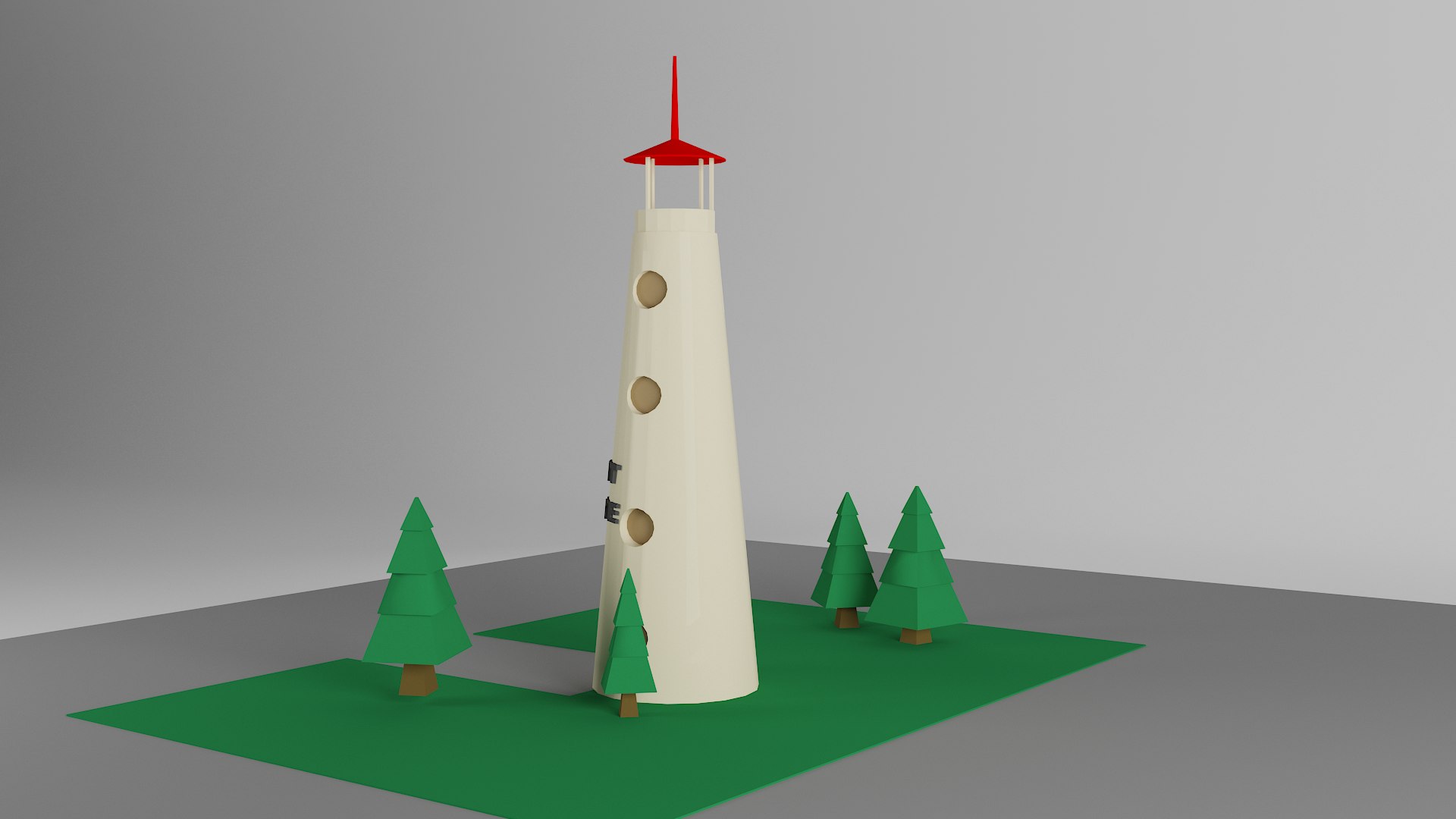 LOW POLY LIGHT HAUSE 3D Model - TurboSquid 1948911