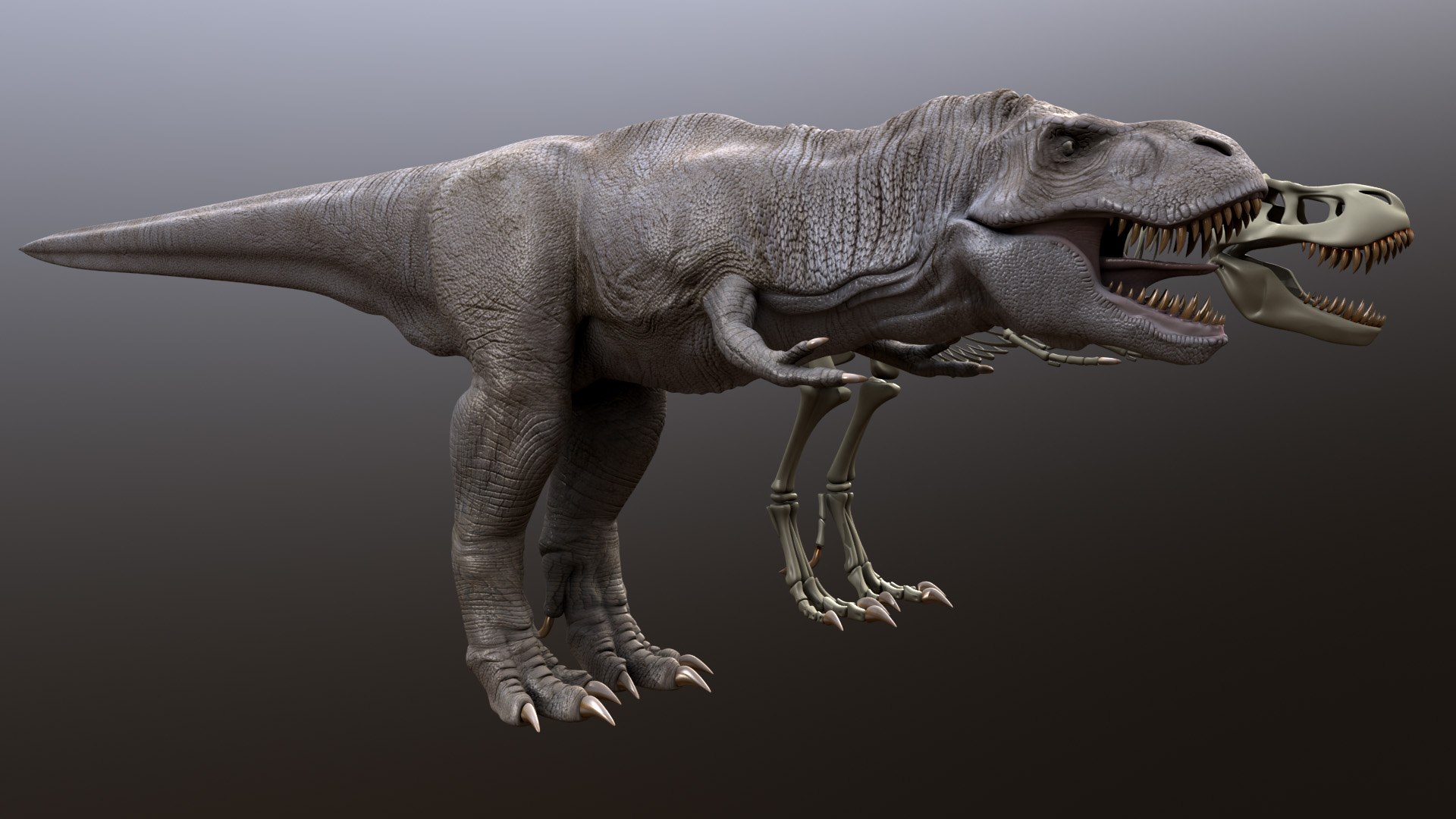 3D t rex rigging neutral model - TurboSquid 1151470