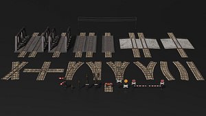 Free Blender Train-Tracks Models | TurboSquid