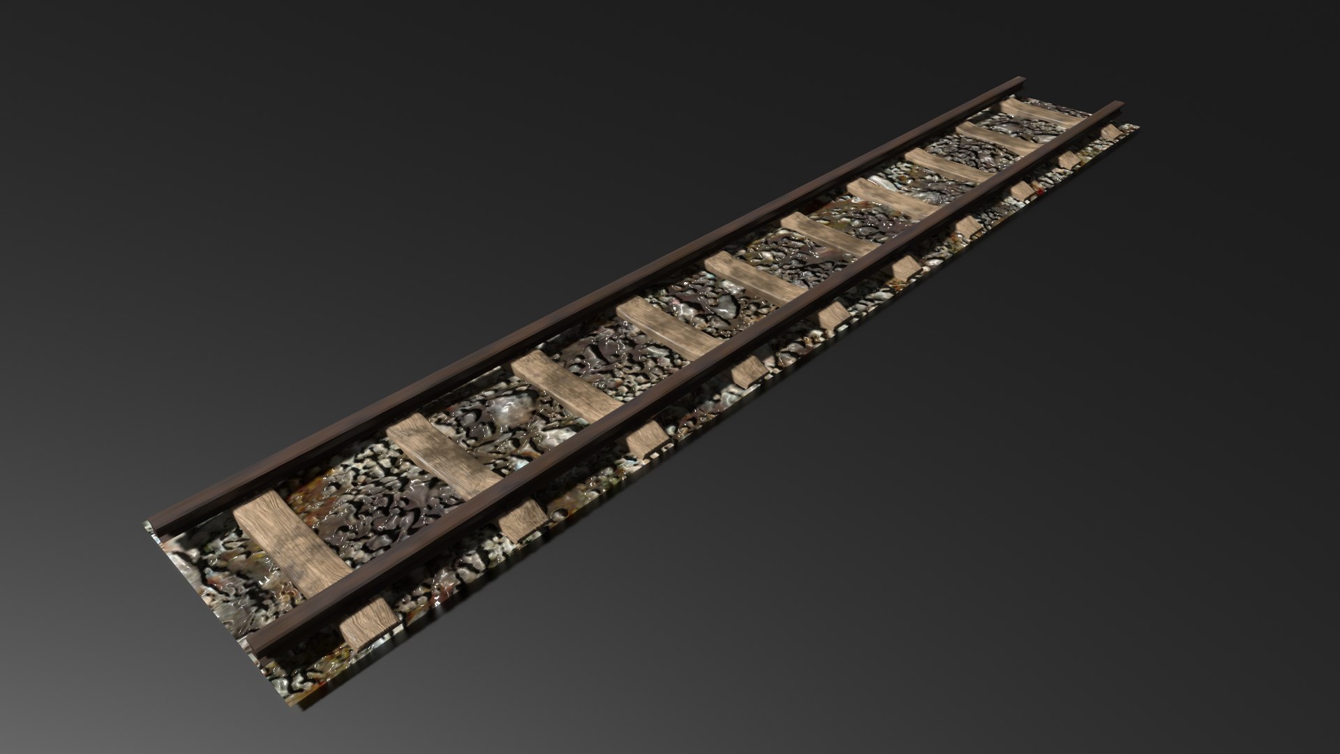 3D Tileable Railway Tracks And Props Pack - TurboSquid 2115487