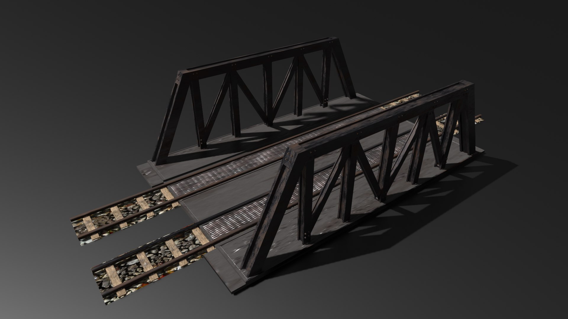 3D Tileable Railway Tracks and Props Pack - TurboSquid 2115487