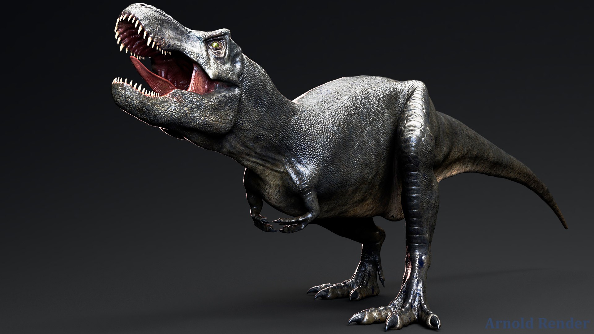 3D Model Dinosaur Sub-Adult TRex Model Unreal Engine - Unity Projects ...