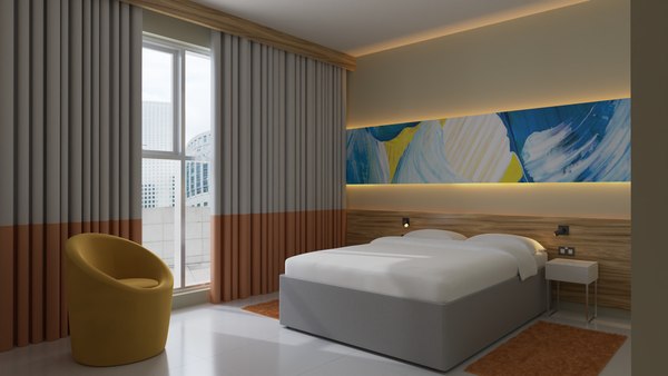 3D model Hotel Room - TurboSquid 1996161