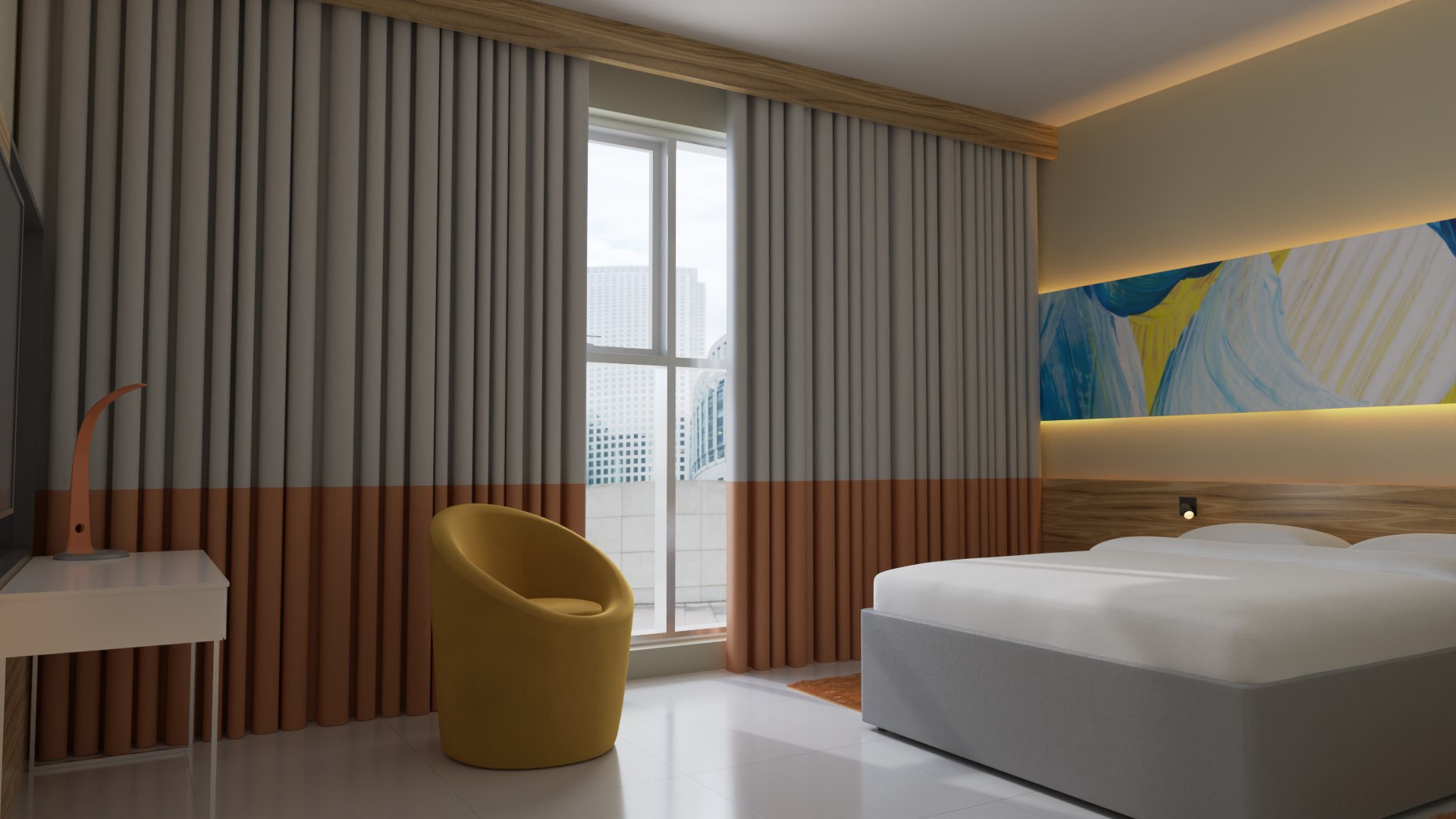 3D model Hotel Room - TurboSquid 1996161