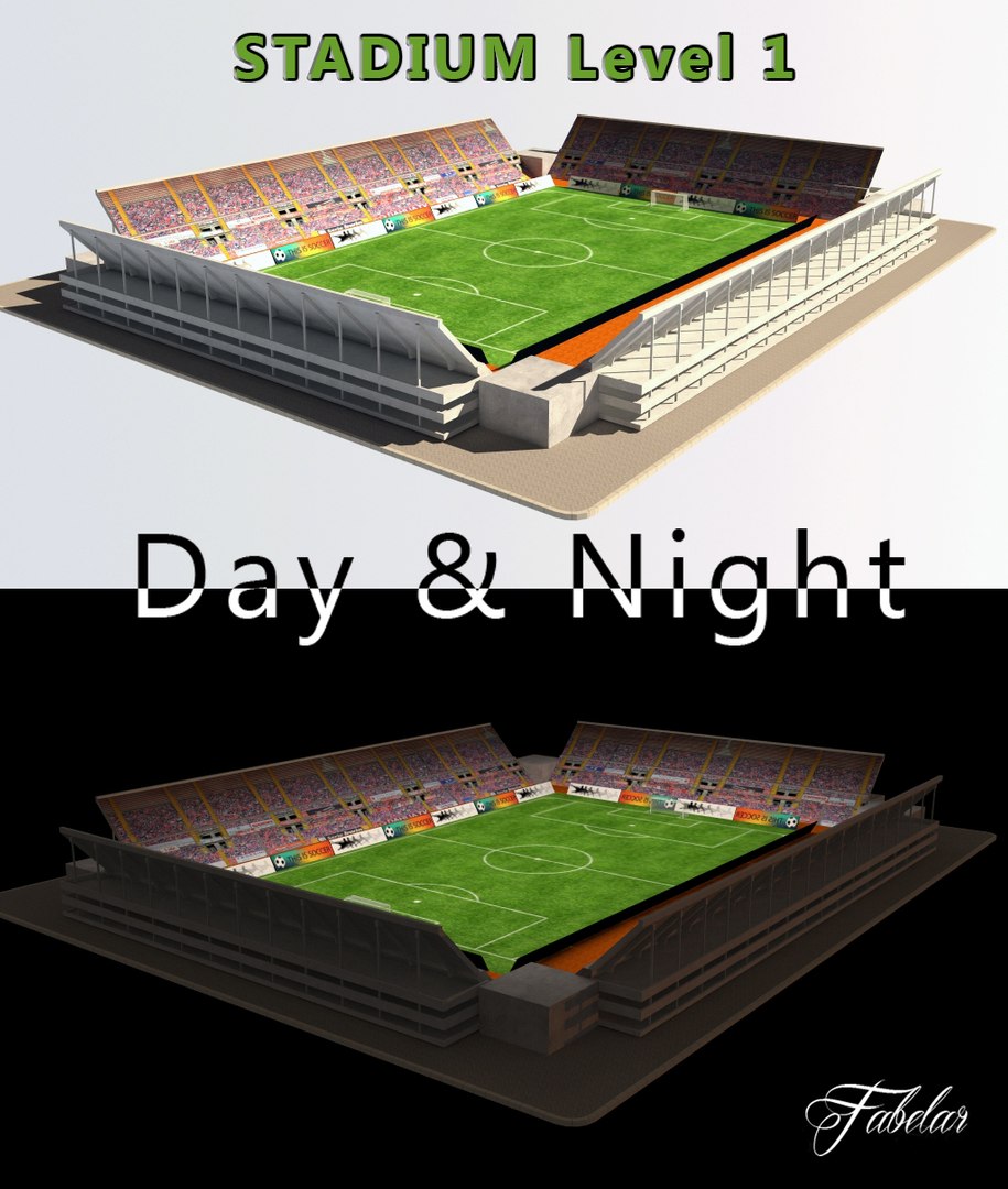 3d Model Stadium Level 1