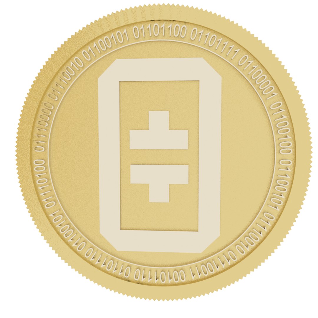 Theta gold coin 3D model - TurboSquid 1434816