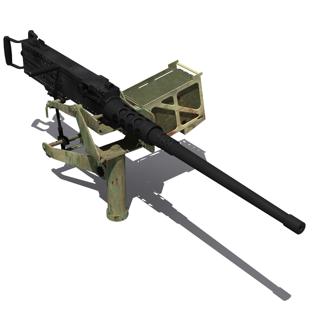 3d M2 Browning