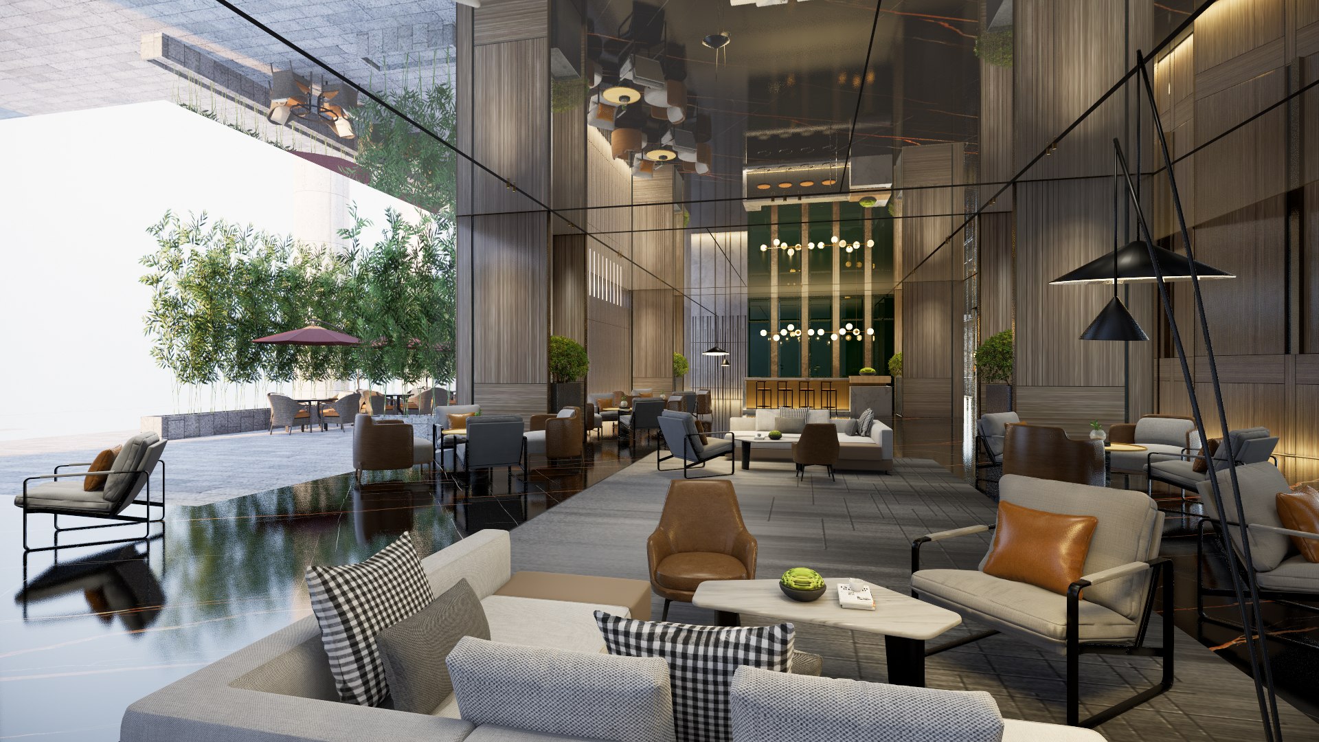 Hotel Lobby Interior-A6 3D Model - TurboSquid 2104481