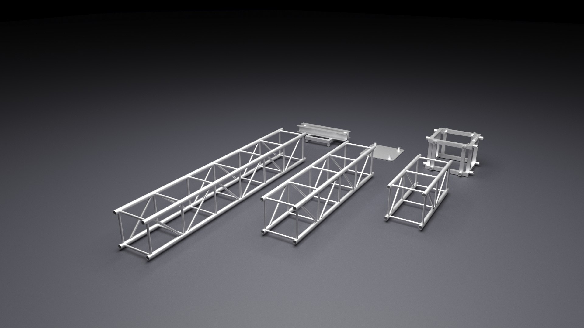 3D Spigot Truss 400 Set - TurboSquid 2251476