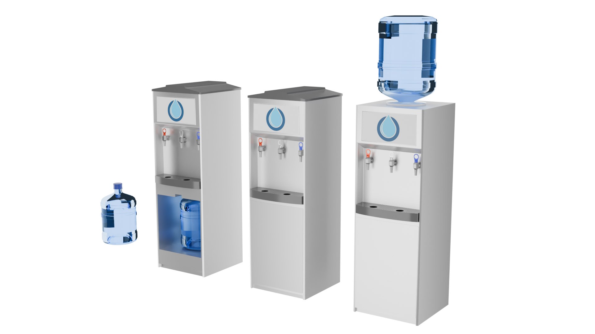 3D Model 3D Water Dispenser - TurboSquid 2395148