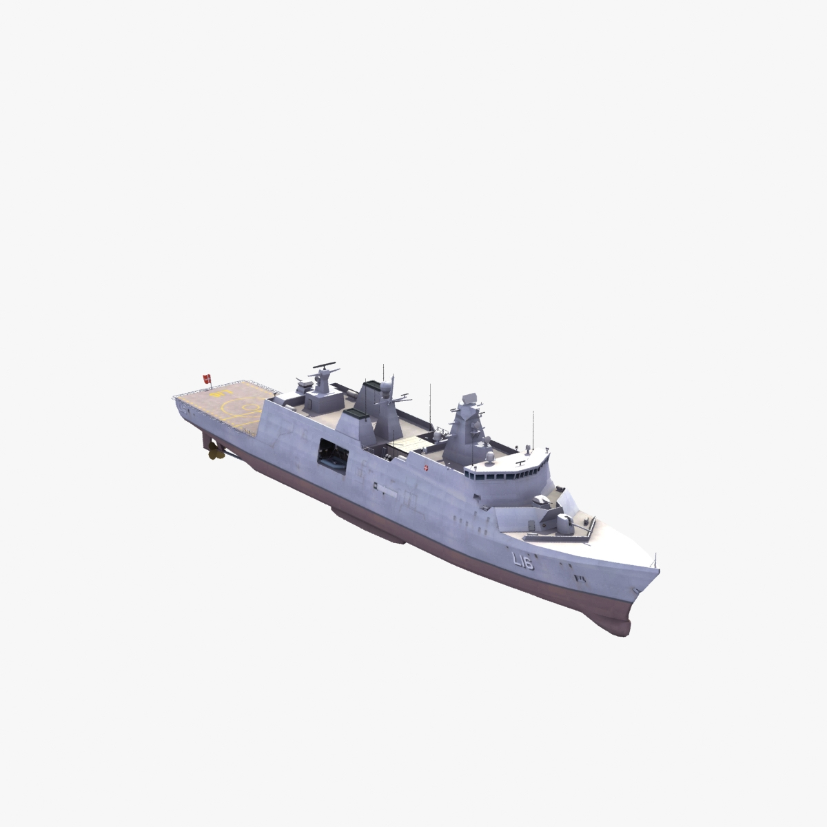 l16 absalon support ship 3d model