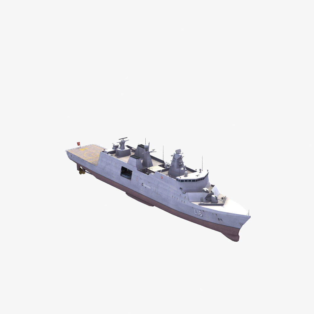 L16 Absalon Support Ship 3d Model